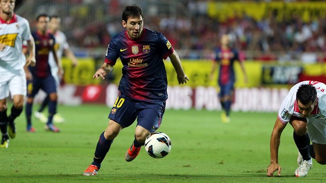 Barcelone: le drible supersonique de Lionel Messi en amical-Vidéo ...