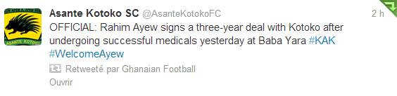 Rahim Ayew: l'aîné d'Andre et Jordan signe à l'Asante Kotoko - Africa ...