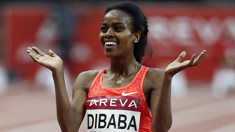 Madrid-1000m: Dibaba en tête sans battre le record de Mutola