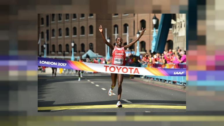 Mondiaux d'athlétisme: Rose Chelimo sacrée sur marathon