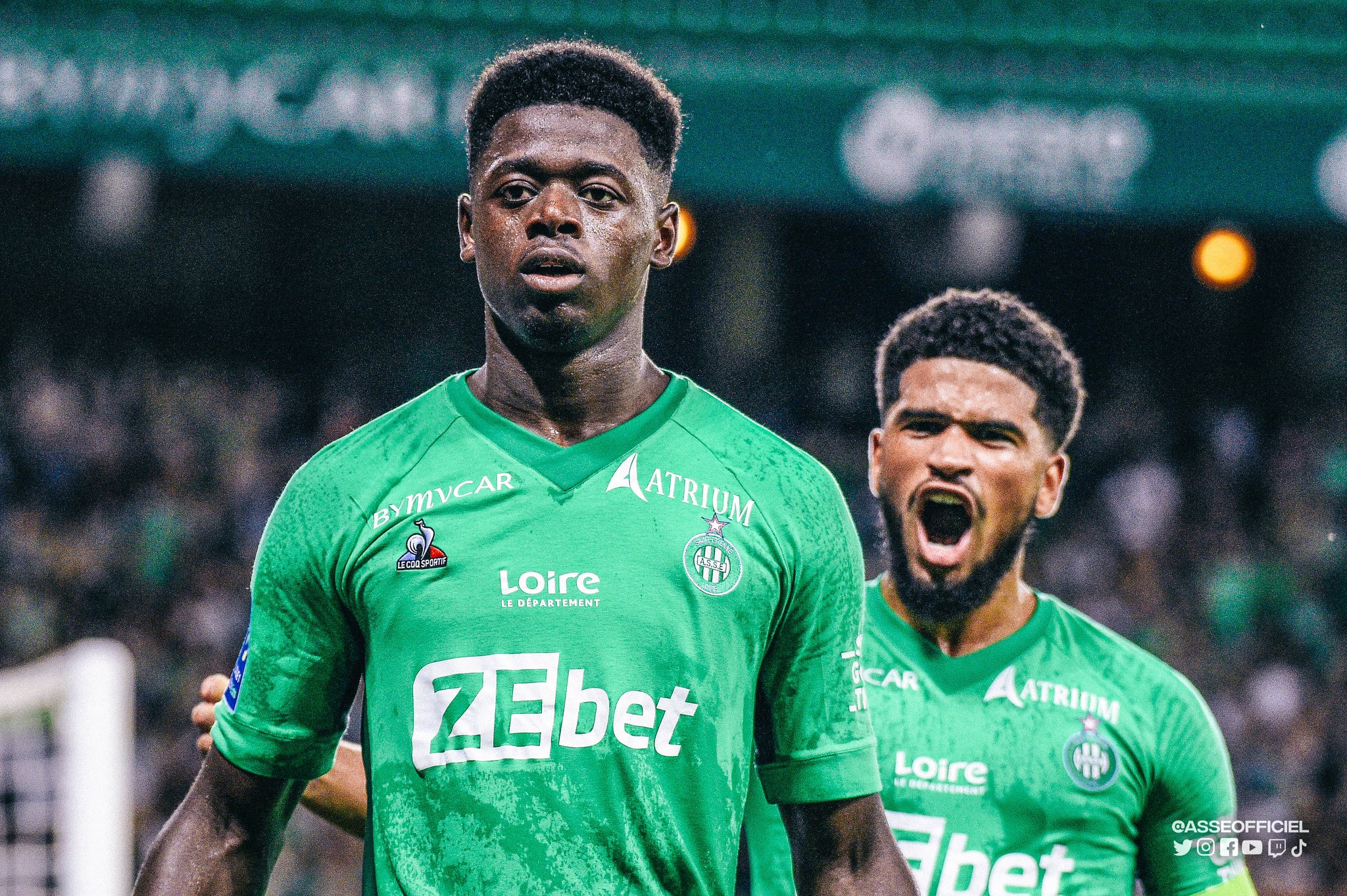 Saidou Sow offre la première victoire de la saison à Saint-Etienne