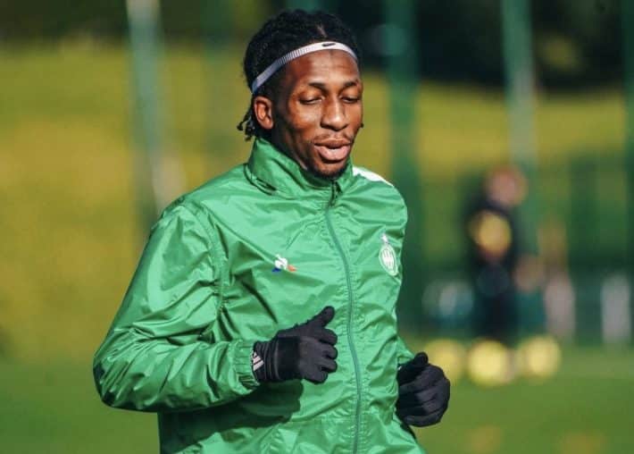 Saint-Etienne : Yvan Neyou est de retour à l'entrainement