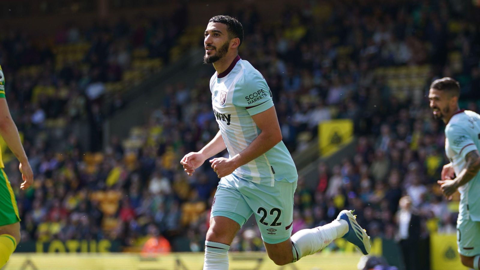 Premier League : West Ham corrige Norwich, Saïd Benrahma s'offre un doublé