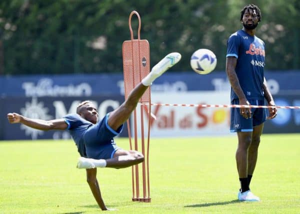 Victor Osimhen et Zambo Anguissa absents à la reprise à Naples