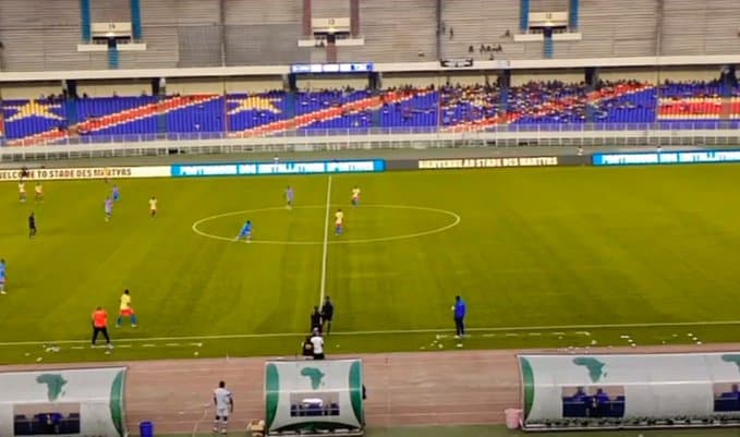Elim. CHAN 2023 : La RD Congo mène devant le Tchad à la mi-temps (1-0 ...