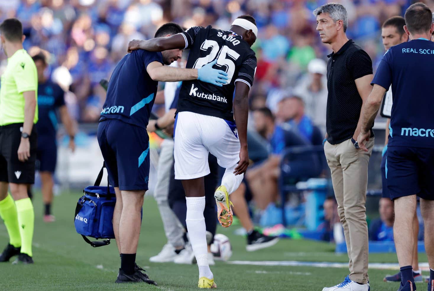 Real Sociedad : Umar Sadiq gravement blessé et absent pour le reste de ...