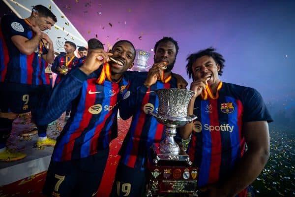 Kessié remporte sa première Supercoupe d'Espagne avec le Barça Kessié remporte sa première Supercoupe d'Espagne avec le Barça