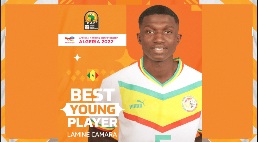 CHAN 2022 : Le Sénégalais Lamine Camara nommé meilleur jeune joueur de ...