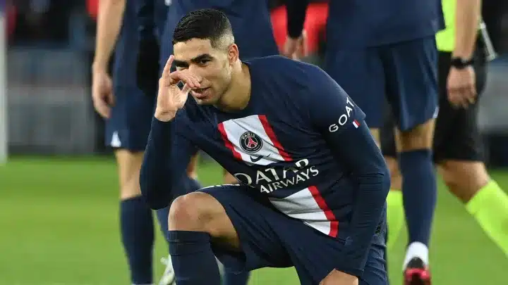 Ligue 1 : Achraf Hakimi participe à la victoire du PSG contre Toulouse