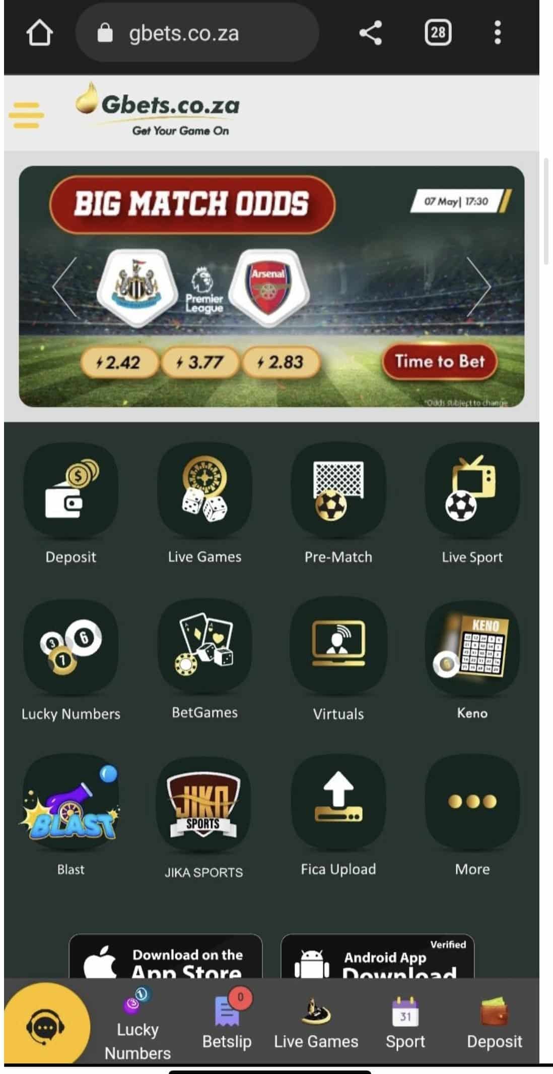 How To Install Gbets App For Android, iOS, And Windows