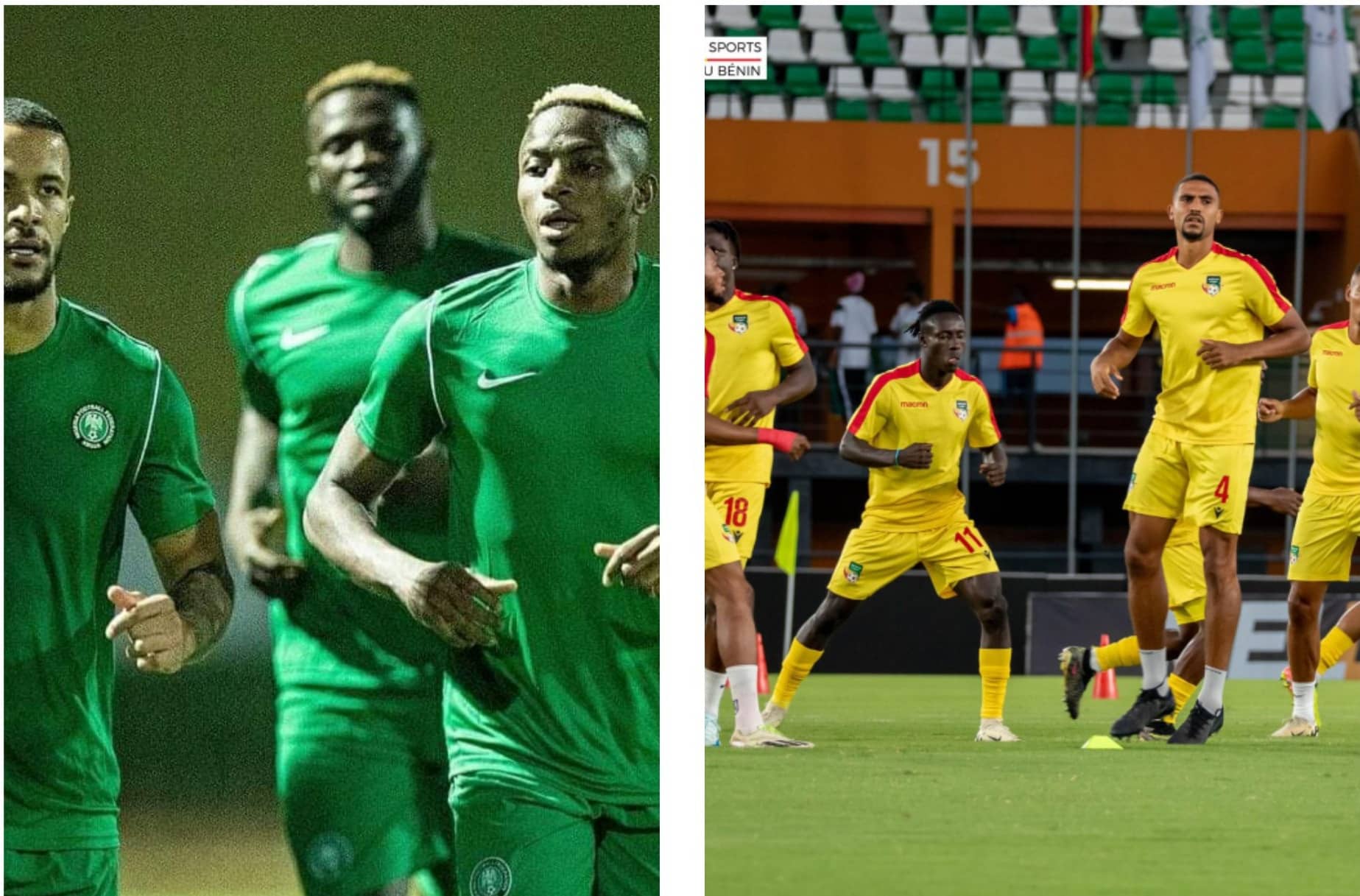 Elim CAN 2025 : Bénin- Nigeria, la compo officielle des deux équipes