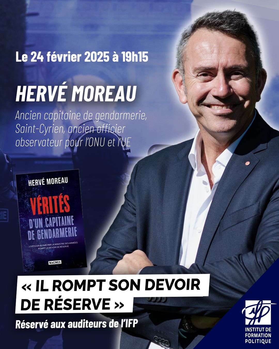 Hervé Moreau, un ancien capitaine de gendarmerie à la tête de notrenation.fr : cap sur 2027 ...